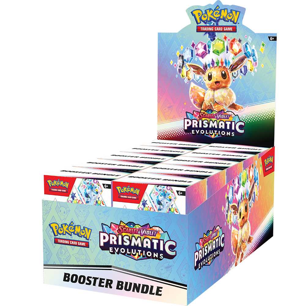 Pokemon: Scarlet & Violet - Prismatic Evolutions - Booster Bundle – WazzaVerse